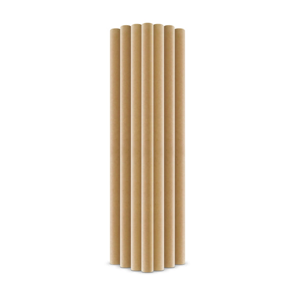Fun® Gaïa Straight Natural Brown Straws 6x197mm – Al Bayader International