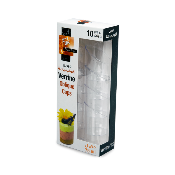 Fun® Verrine Oblique Cups 75ml – Al Bayader International