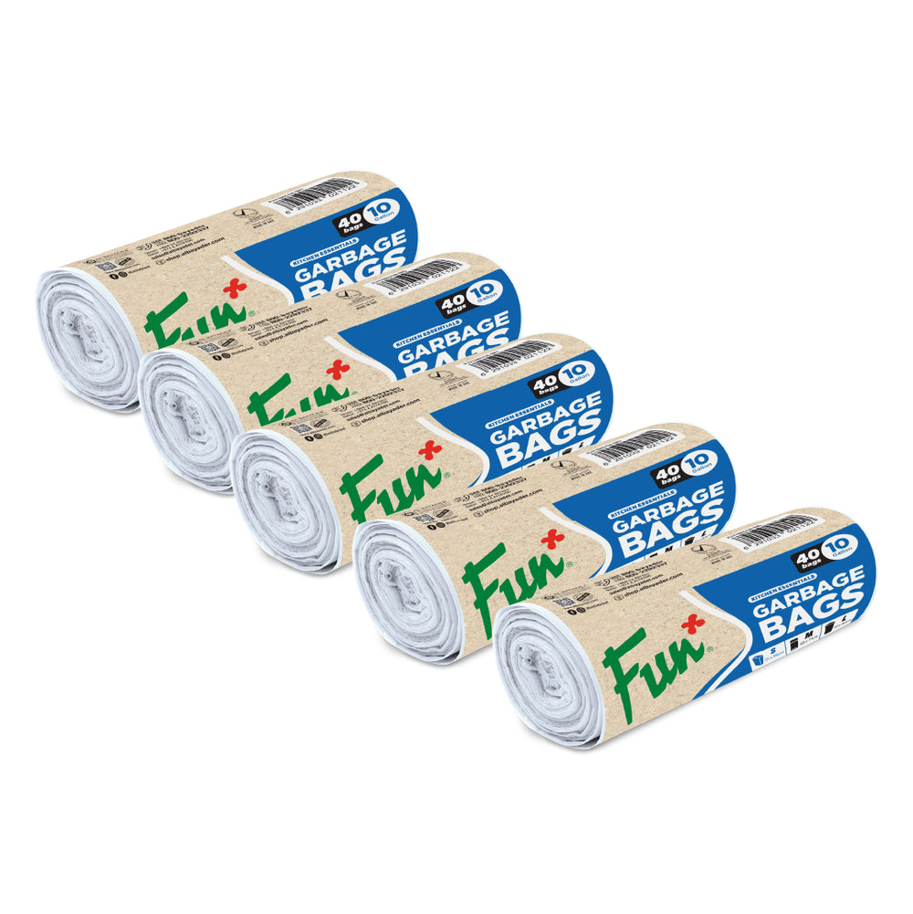 Fun® Biodegradable White Garbage Bags on roll 51x66cm 5rl – Al Bayader ...